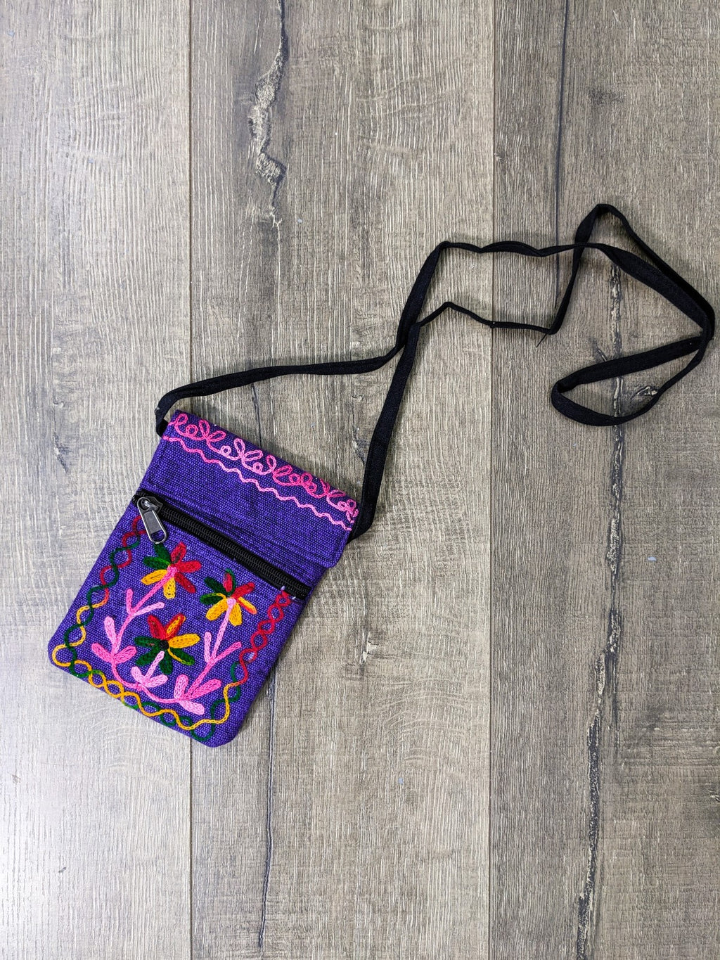 Embroidered String Bag – Gringo Fairtrade