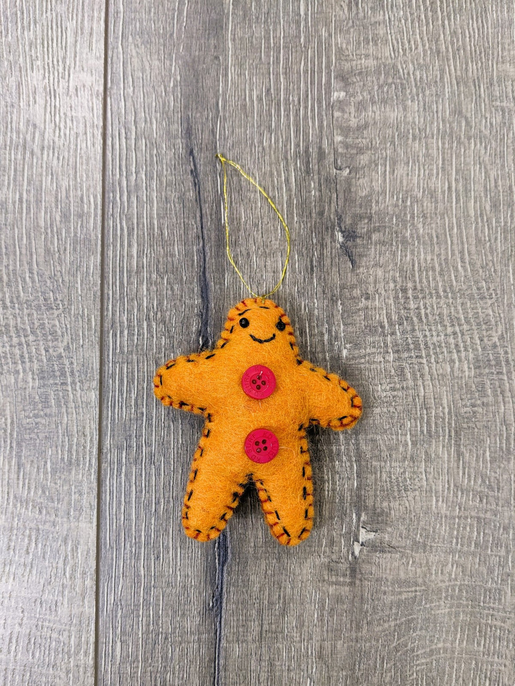 Felt Hanging Gingerbread Man – Gringo Fairtrade