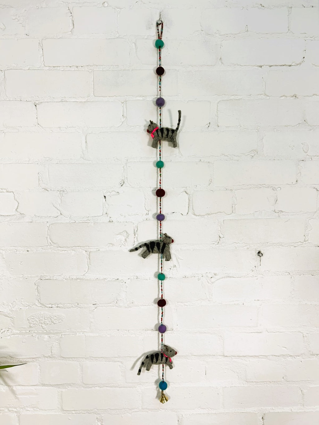 Felt Hanging Cat String – Gringo Fairtrade