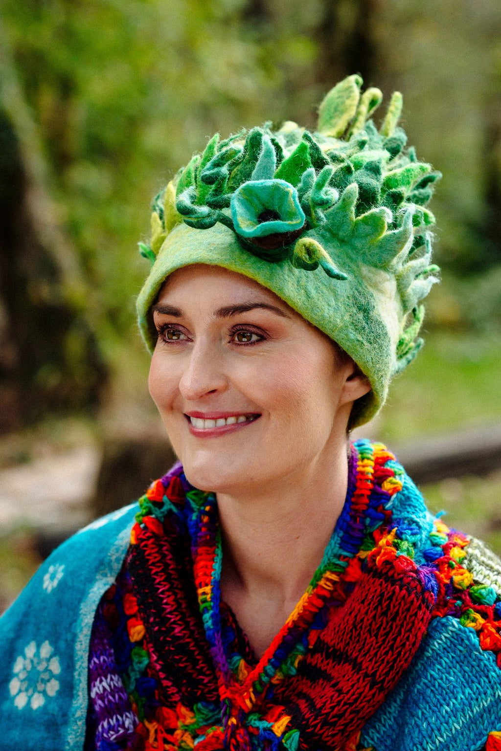 Felt Spikey Leaf Hat – Gringo Fairtrade