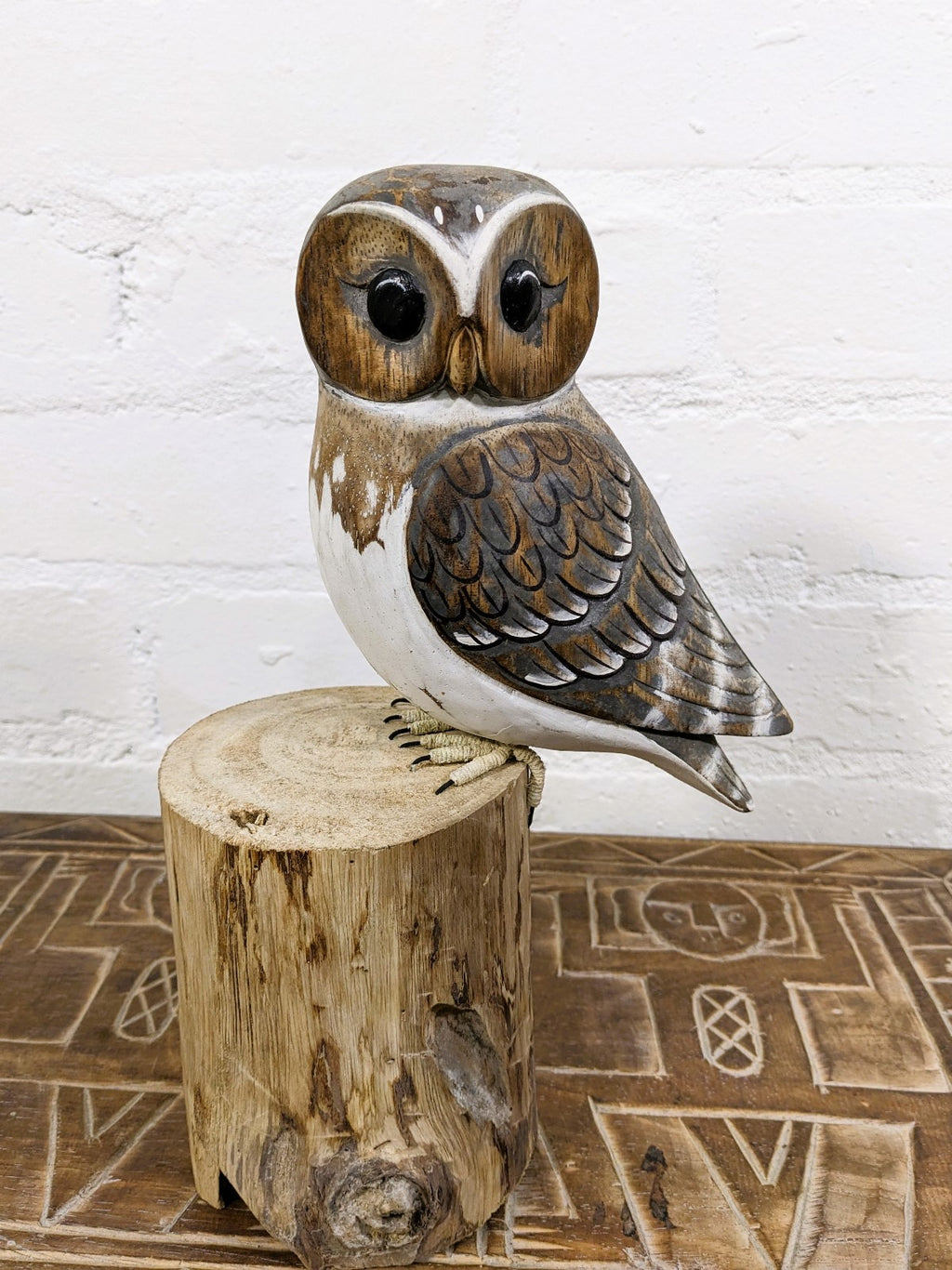 Owl On Log – Gringo Fairtrade