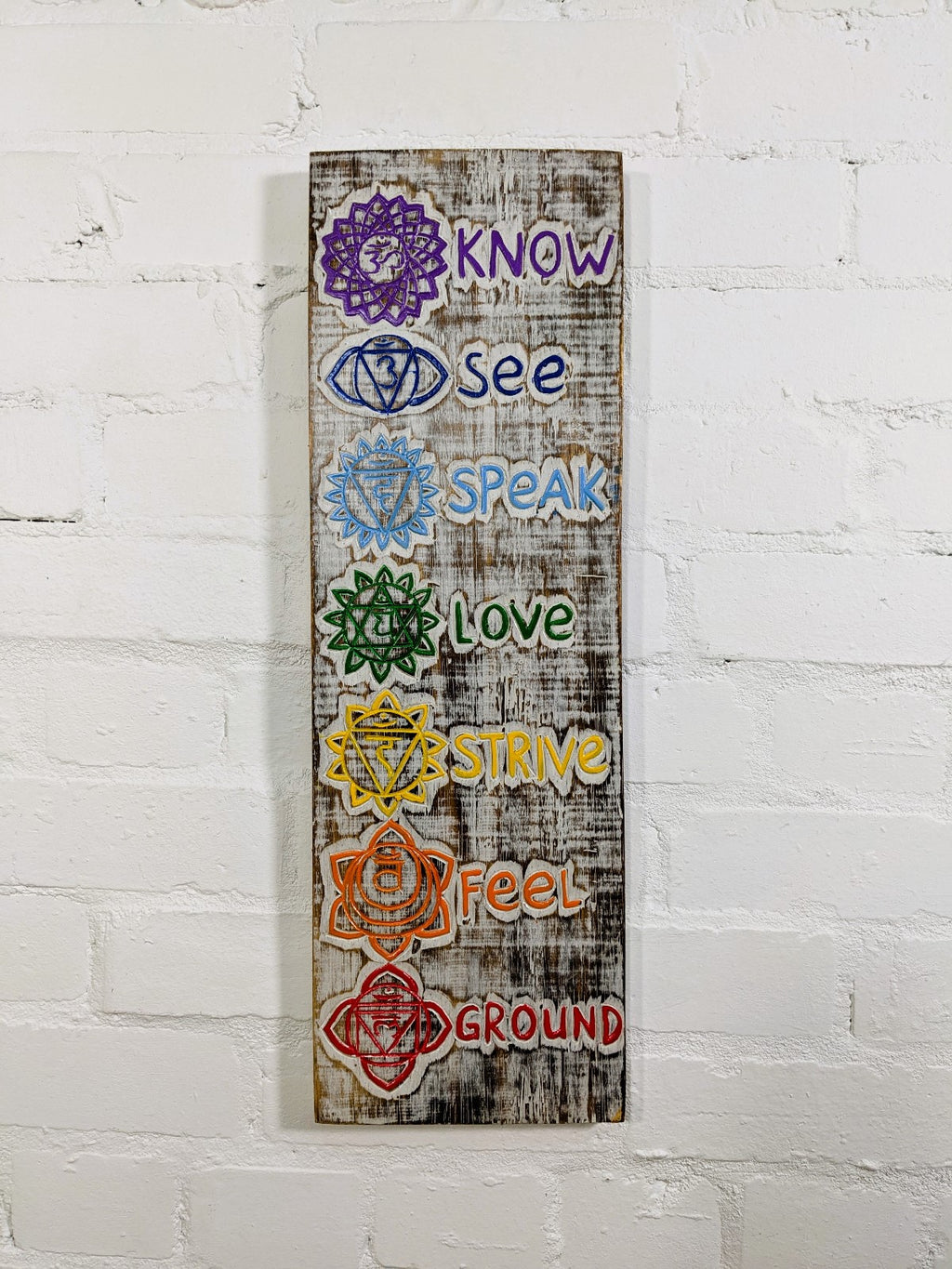 Chakra Word Wall Plaque – Gringo Fairtrade