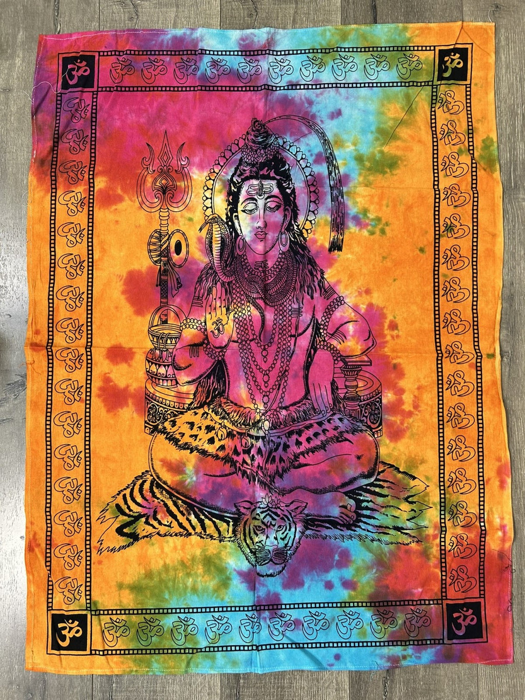 Tie Dye Rainbow Shiva Wall Hanging – Gringo Fairtrade